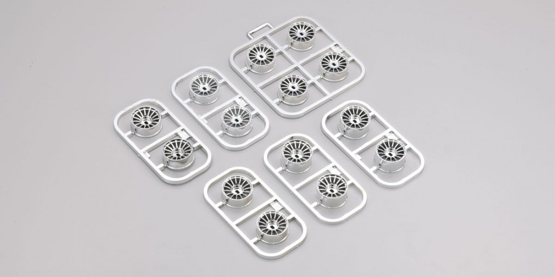 Kyosho Mini-Z AWD: Multi Offset Wheel Set Plating (14 ks) MDH-100MS