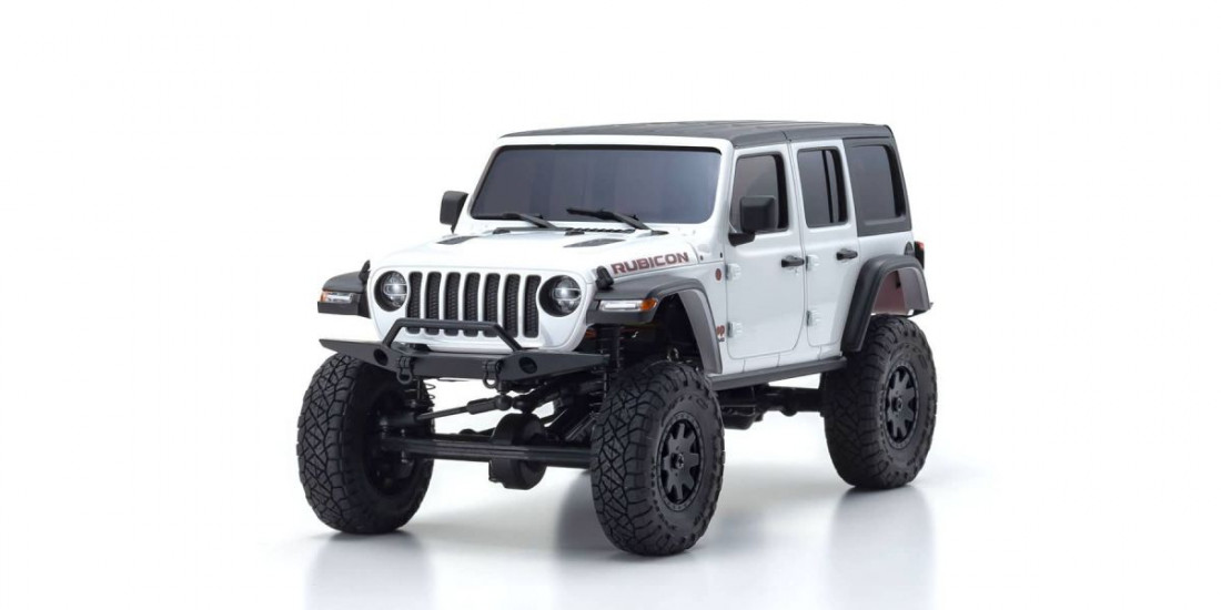 Kyosho Mini-Z 4x4 Jeep Wrangler Rubicon (Bright White) 32521W