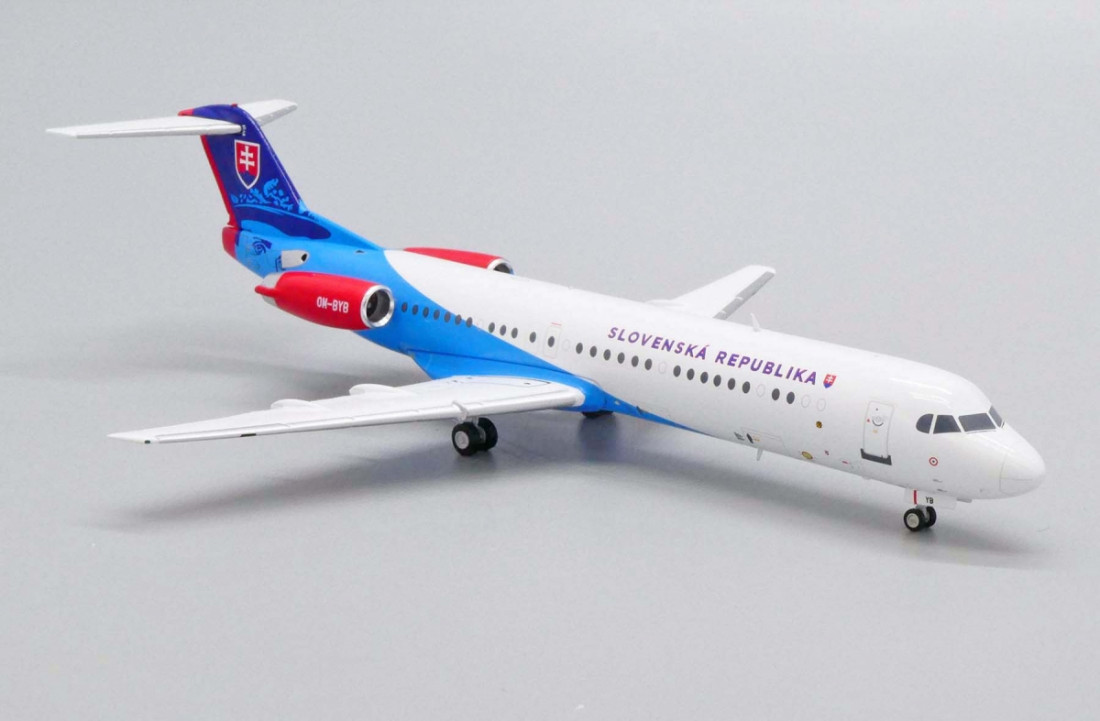 JC Wings 1:200 Fokker F100, Slovak Government Flight Service w ...