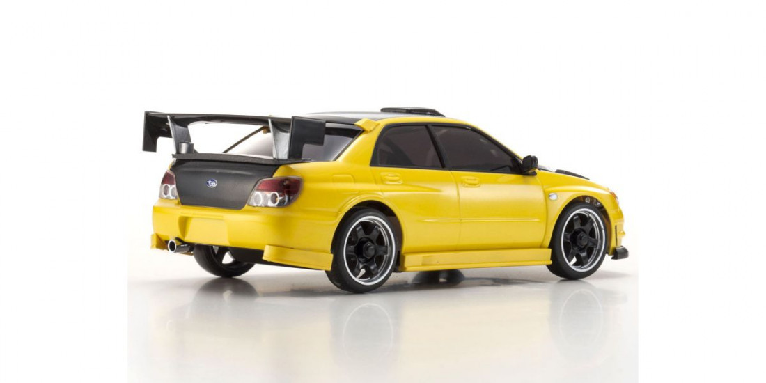 Kyosho Mini-Z AWD Subaru Impreza WRX w/ Aero Kit and CFRP Hood Metallic ...