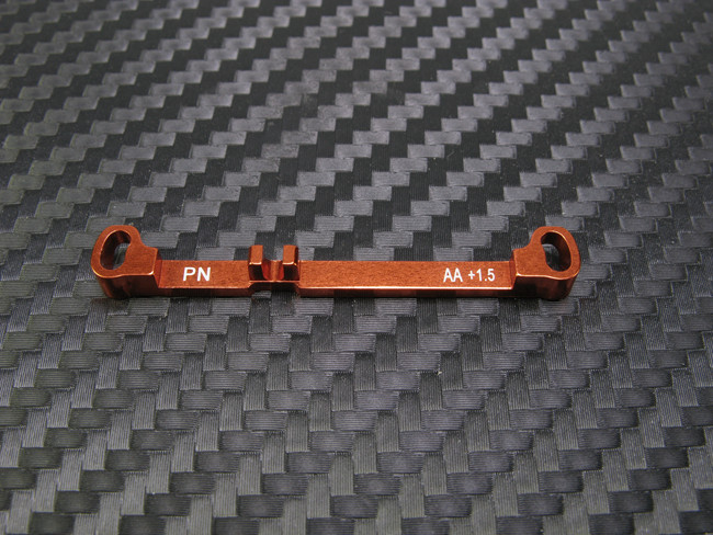 PN Racing Mini-Z MR03 Double A-Arm +1.5 Deg Tie Rod (Orange)